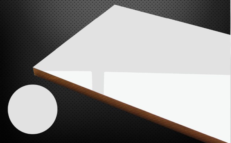 MDF Blanco brillo alto pvc – Metalisa